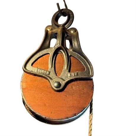Rust Belt Revival Online Auctions - Vintage Louden Wood And Cast Iron ...
