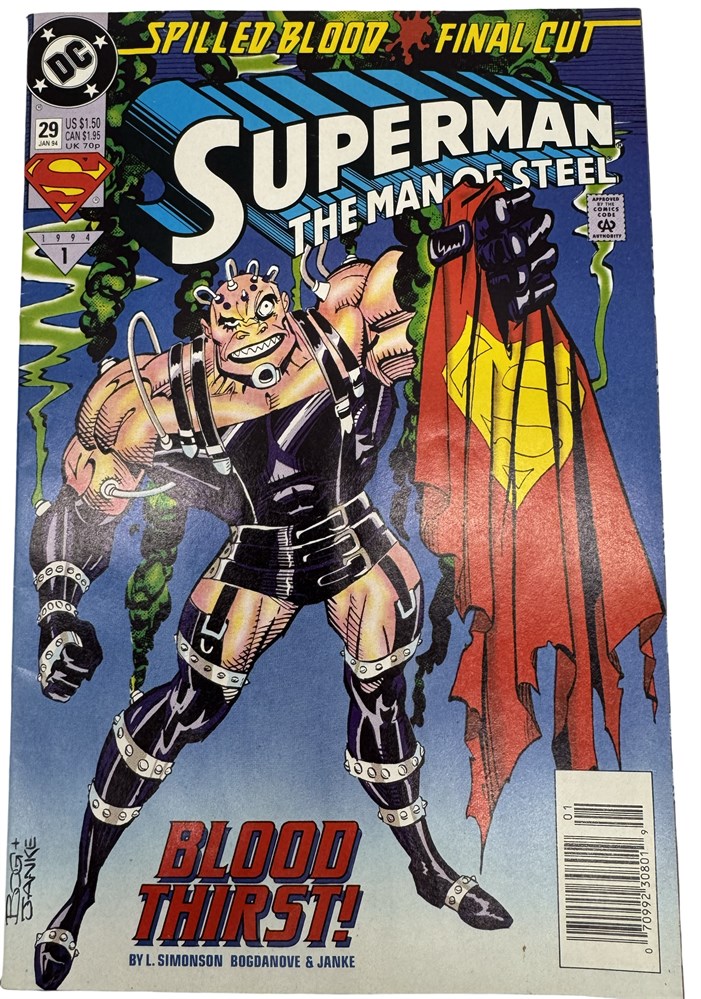 Rust Belt Revival Online Auctions - DC Comics - 1994 - Superman The Man ...